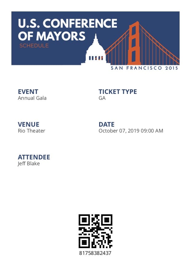 PDF tickets | Guest Manager